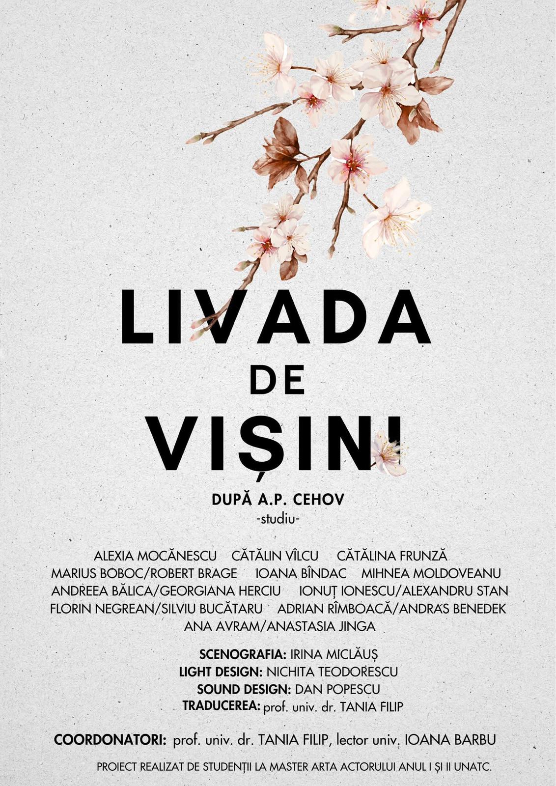Livada de visini - UNATC 2025